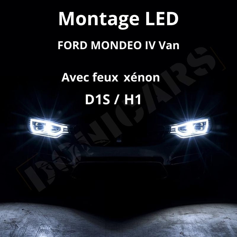 Montage Ampoules LED FORD MONDEO IV Van D1S/H1 - Installation & réglag ...