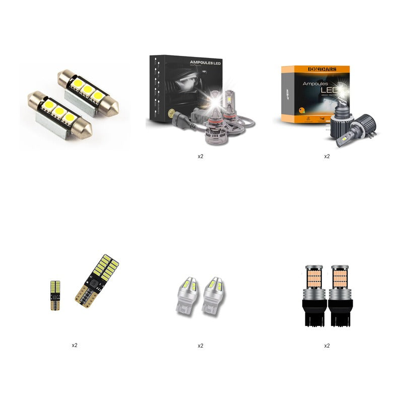 Pack LED ABARTH 124 Spider 1.4 (2016 à 2024) – Pack Ampoules Complet ...