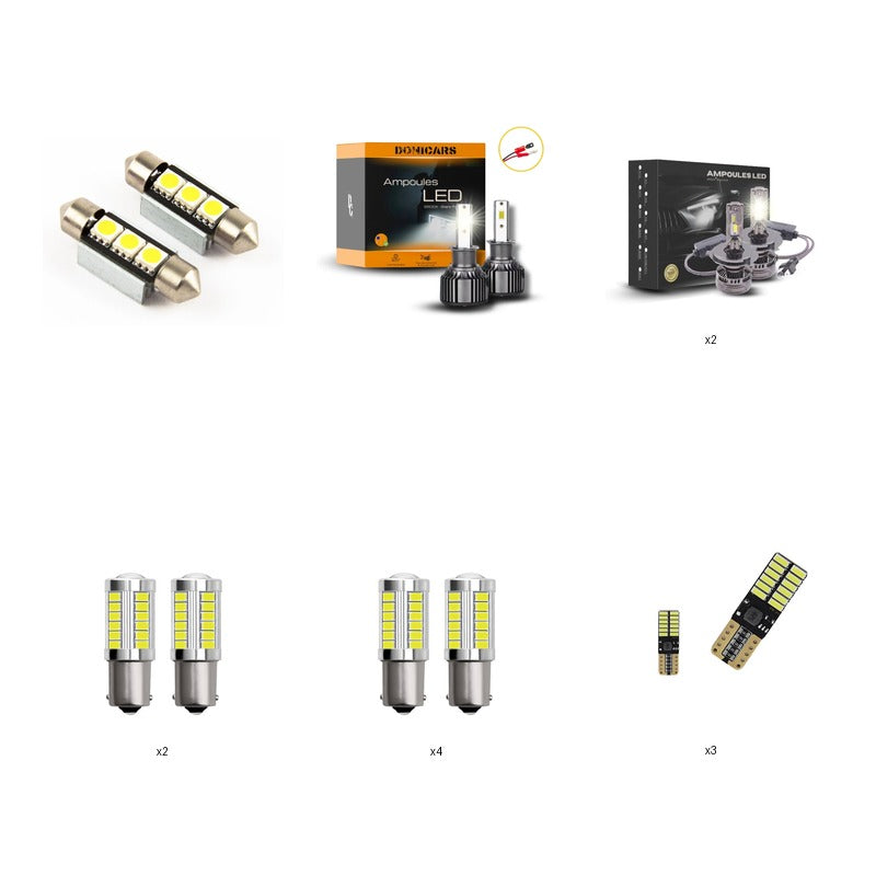 Pack LED FORD FIESTA Mk III (GFJ) 1.4 CAT (1989 à 1995) – Pack Complet ...